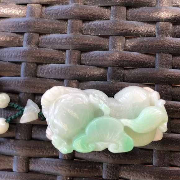 Jewelry | Vintage Carved Jade Necklace | Poshmark